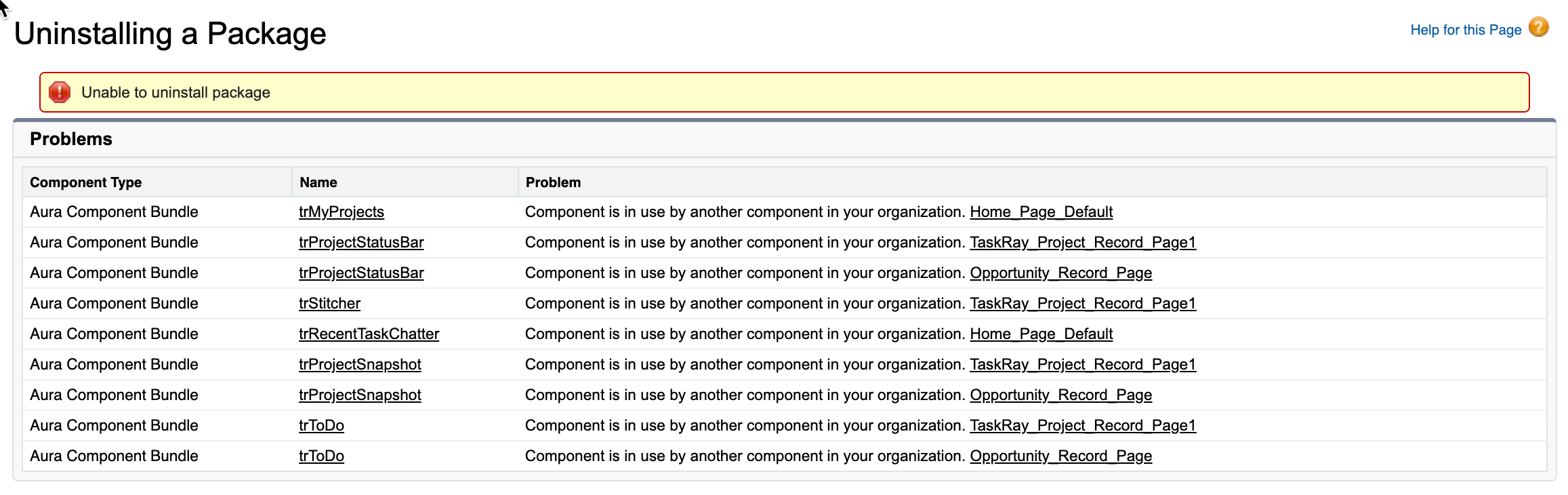 How to Update Your Lightning Pages to Use Components from the TaskRay Package – TaskRay