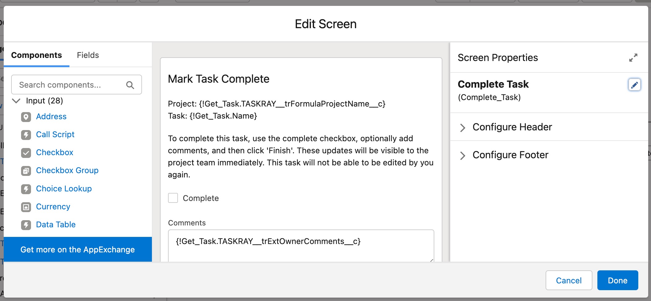Collaboration Connect: Customize Flow – TaskRay