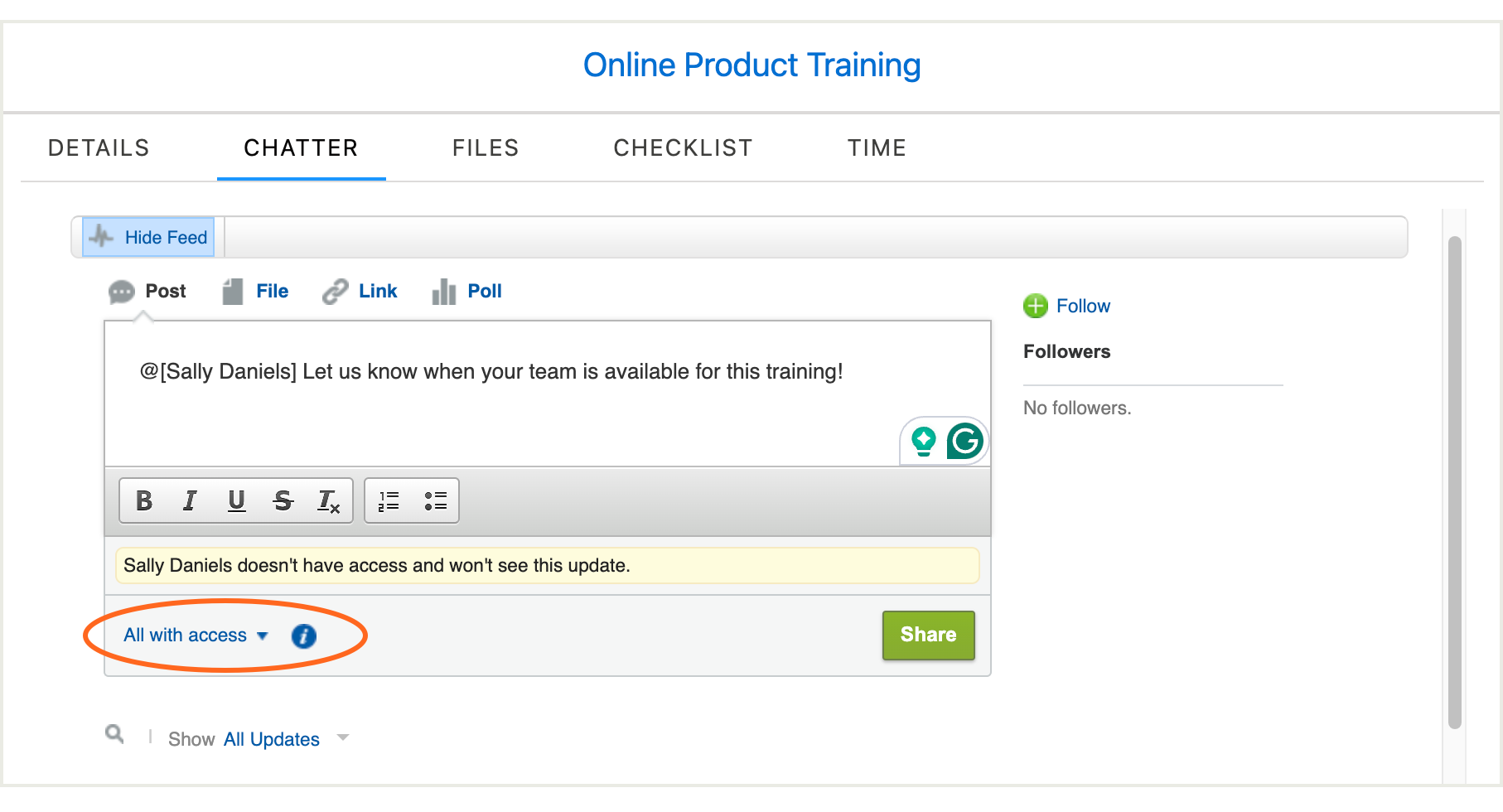 Collaboration Hub: Internal User Guide – TaskRay