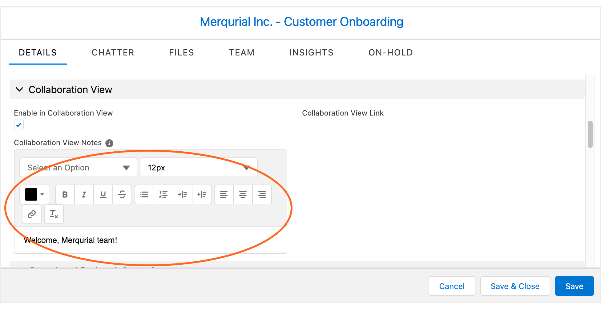 Collaboration View: Internal User Guide – TaskRay