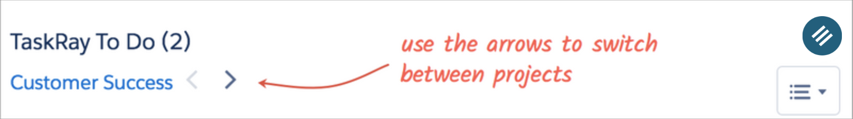 TaskRay Lightning Components Catalog – TaskRay