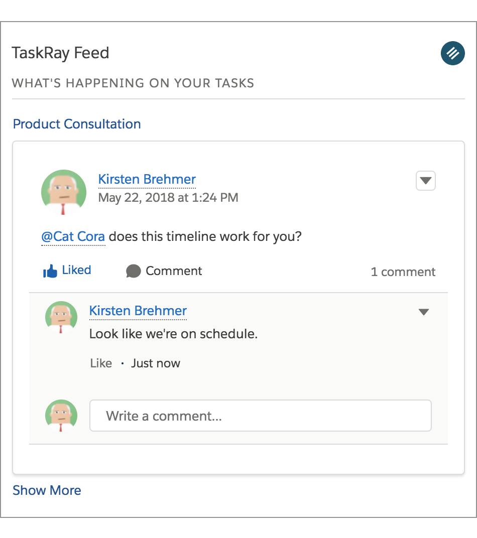 TaskRay Lightning Components Catalog – TaskRay