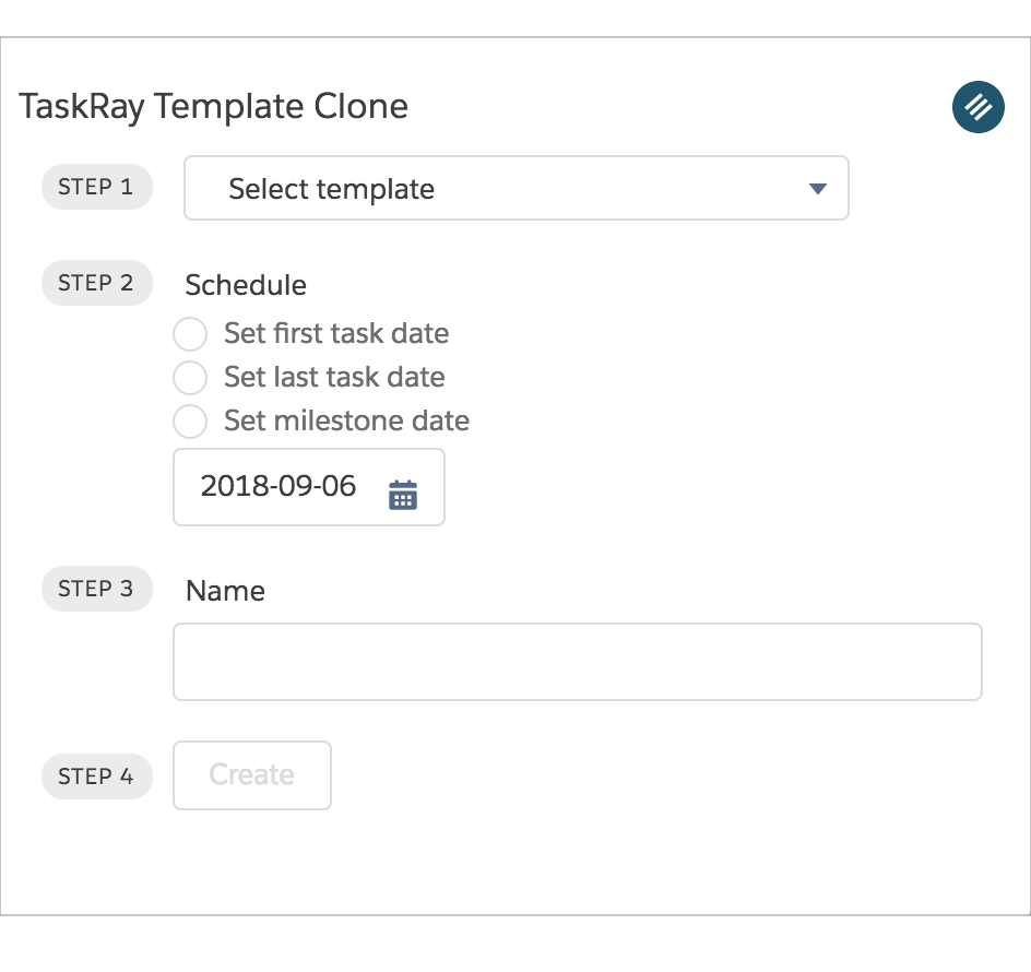 TaskRay Lightning Components Catalog – TaskRay