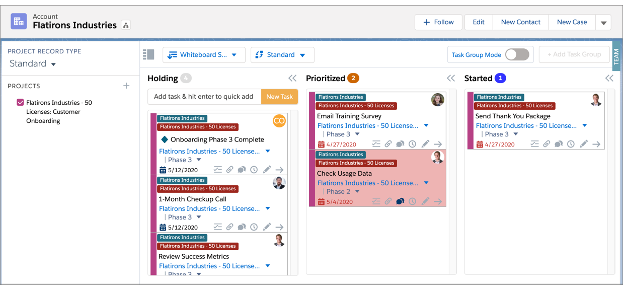 TaskRay Lightning Components Catalog – TaskRay